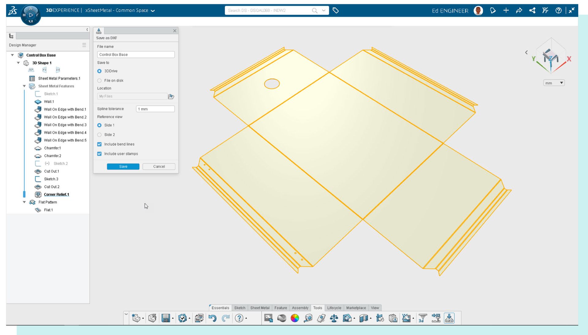 3D SheetMetal creator | CAD AVSHMEIP