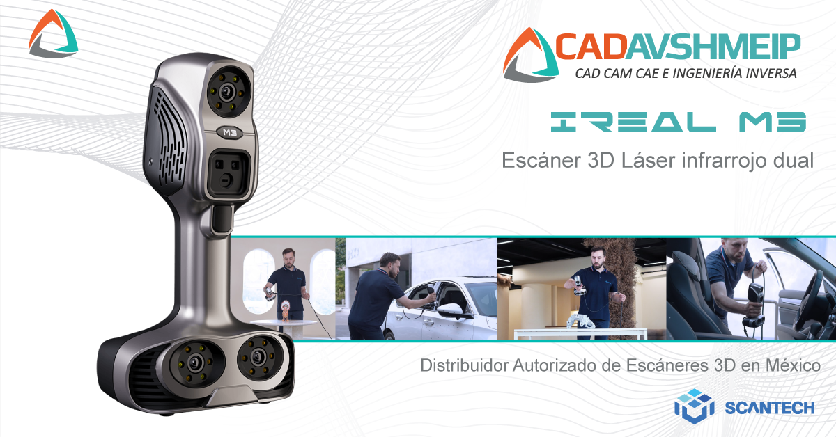 iReal M3 - Cotiza tu Escáner 3D a Color Aquí - CAD AVSHMEIP
