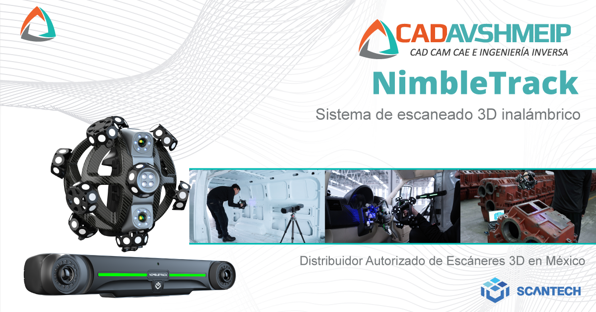 NimbleTrack-C Sistema de Escaneado 3D Inalambrico Scantech