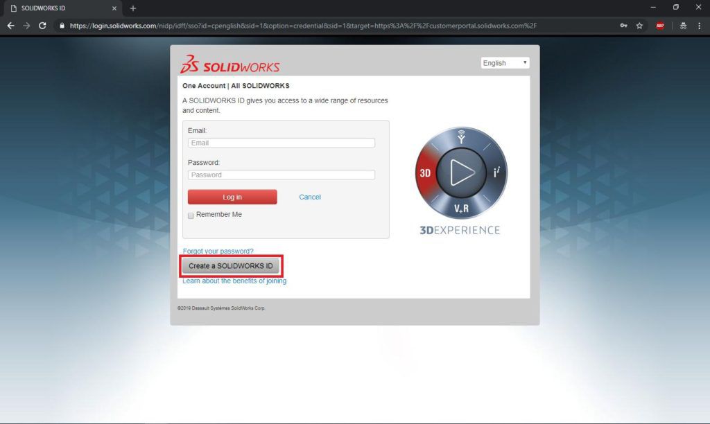 SolidWorks - Como Crear el ID de SolidWorks.